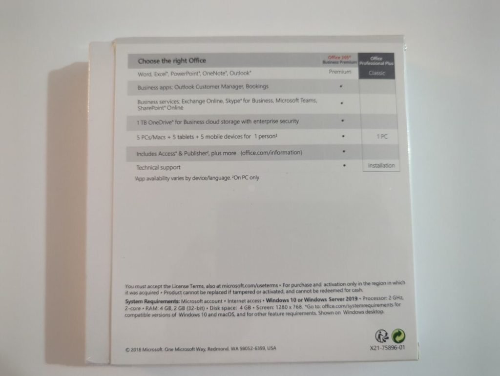 Microsoft Office 2019 Professional Plus – DVD Factory Sealed Retail ...